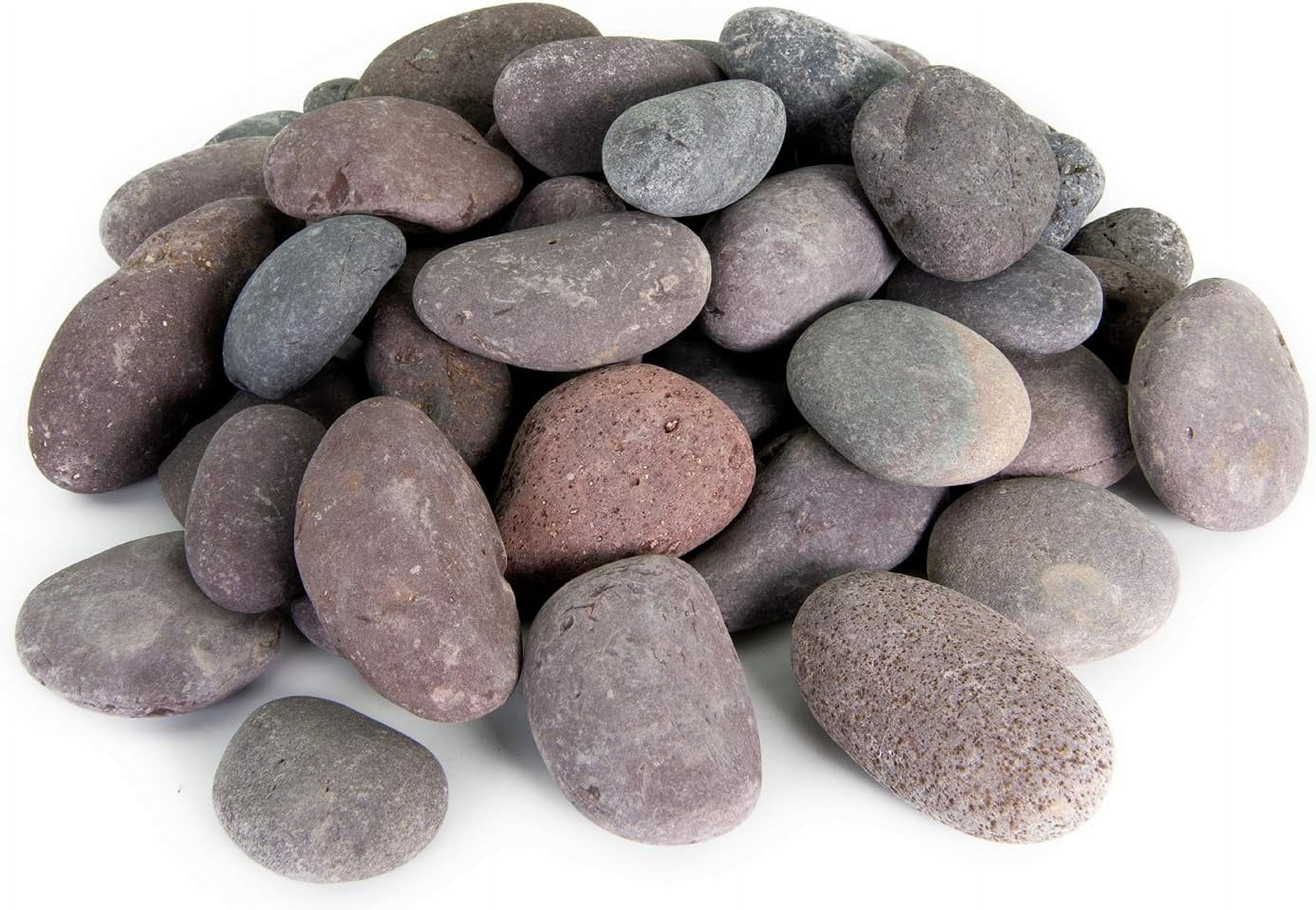 Mexican Beach Pebbles | 40 Pounds of Smooth Unpolished Stones | Hand ...