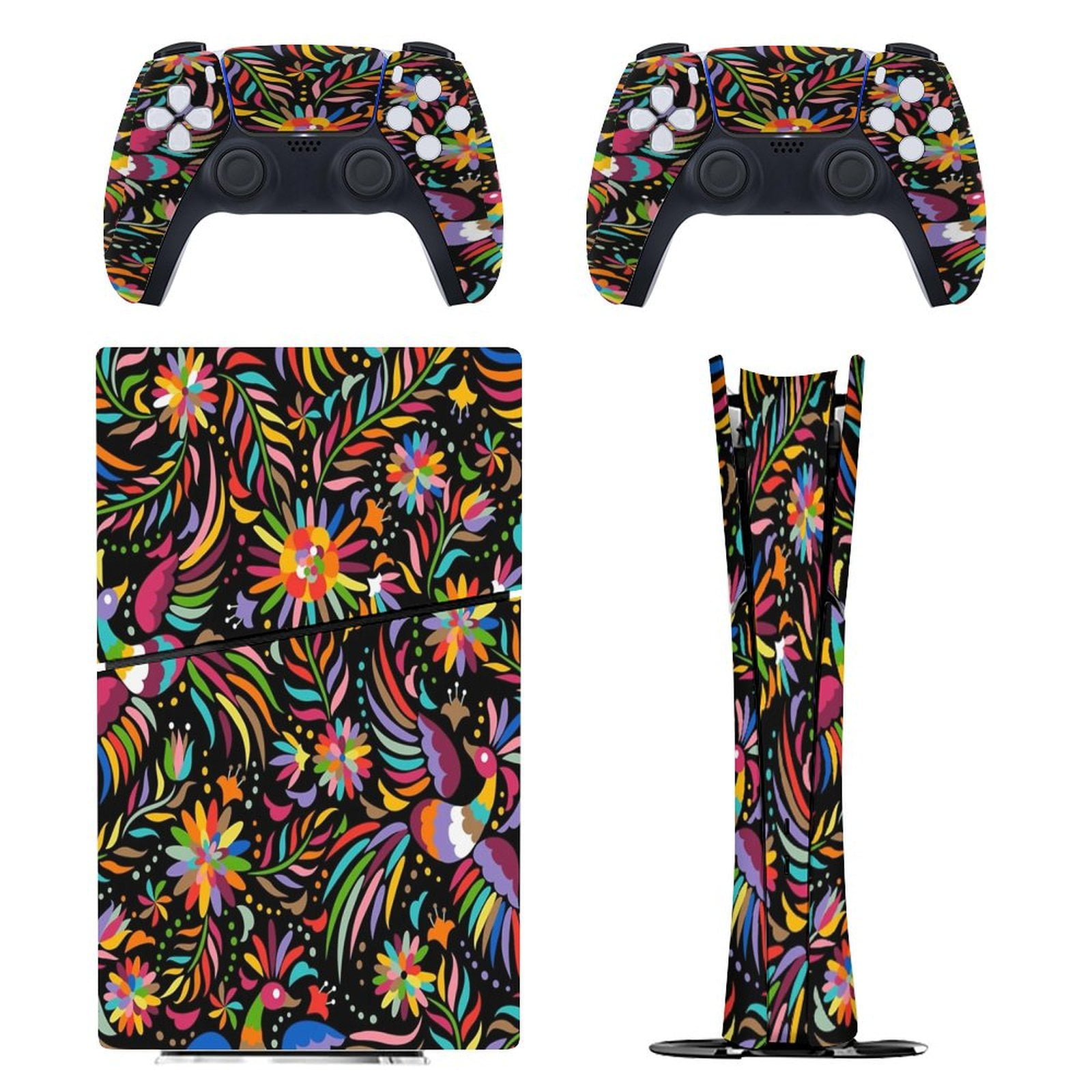 Mexican Black Pattern PS5/PS5 Pro/PS5 Slim Digital Disc Skin Sticker ...