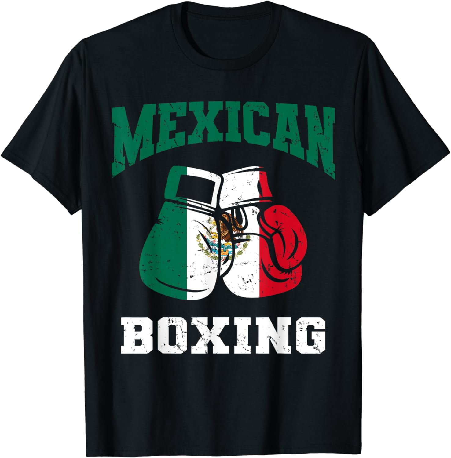 Mexican Boxing Gloves Mexico Pride Patriotic Mens Boys Kids T-Shirt ...
