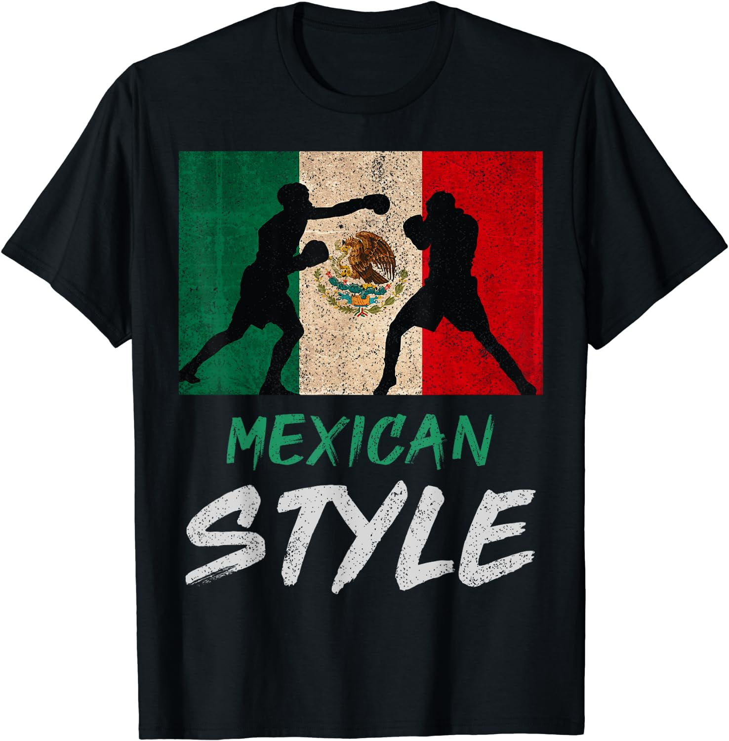 Mexican Boxing Style Mexico Pride Patriotic T-Shirt - Walmart.com