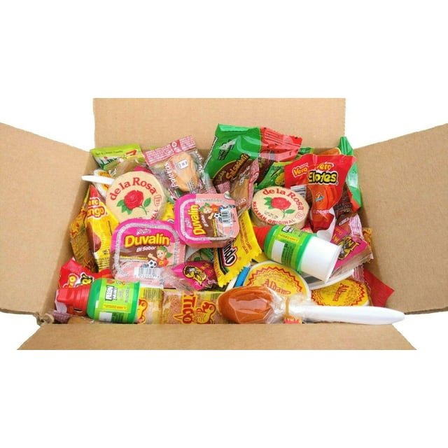 Mexican Candy Box (2L) Assortment Candies SOUR, SPICY,SWEET - Walmart.com