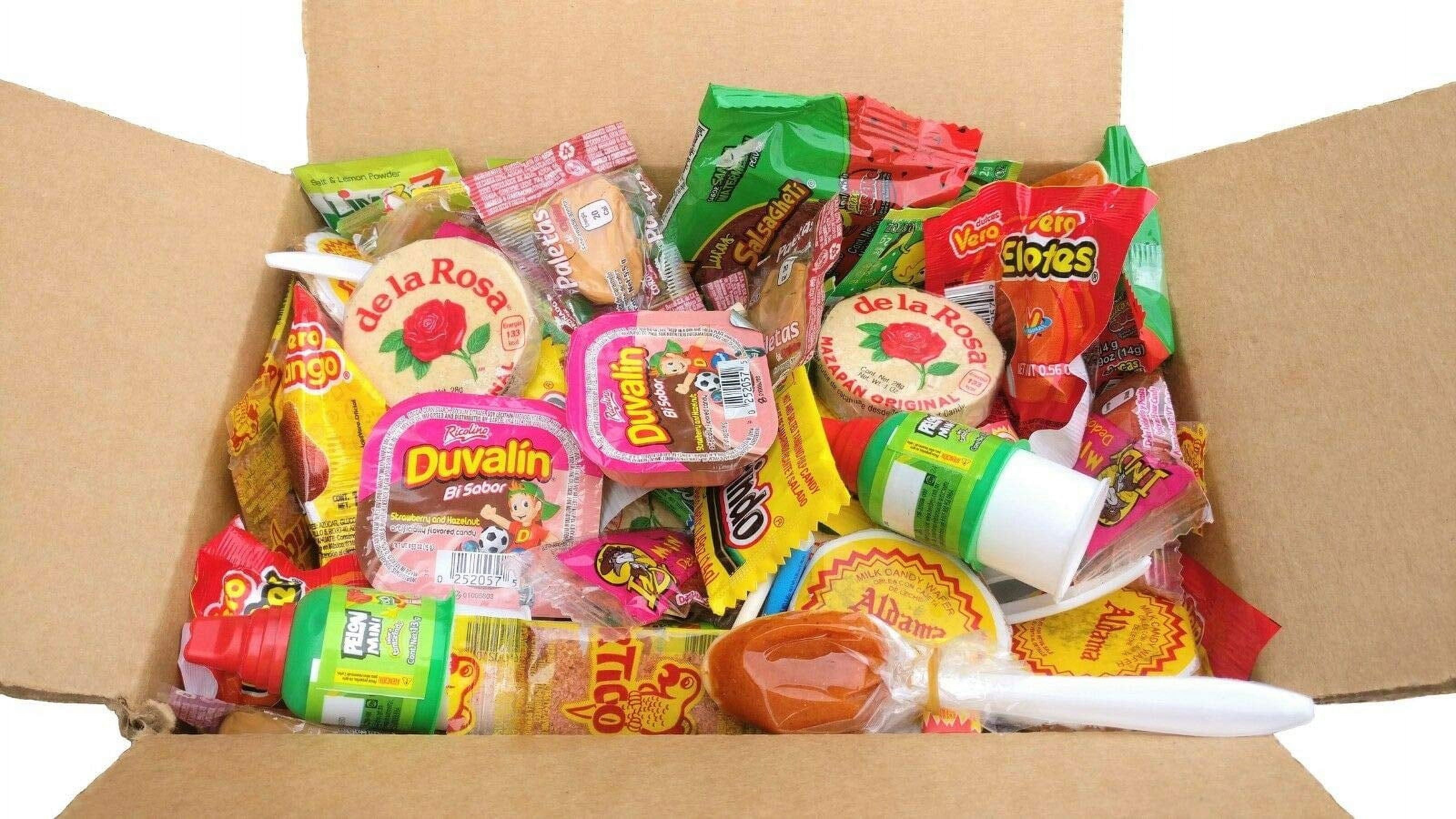 Mexican Candy Box (2L) Assortment Candies SOUR, SPICY,SWEET - Walmart.com