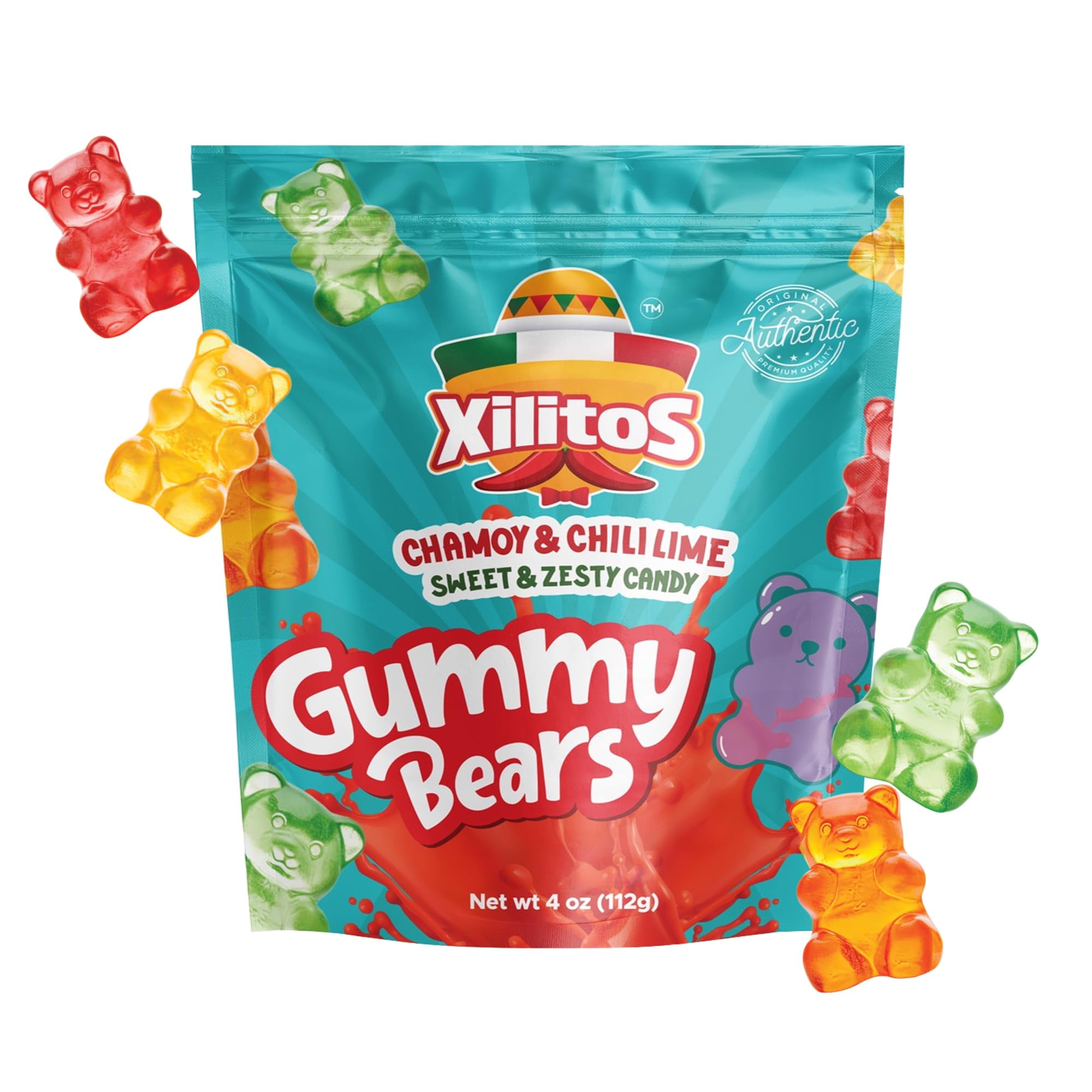 Mexican Candy Gummy Bear YYF14 Chamoy Candy Gummies, Zesty Gummy Bear ...