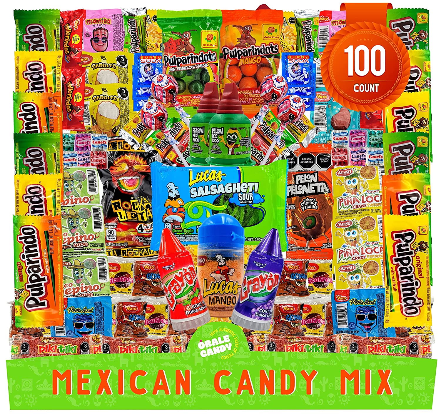 Mexican Candy Mix Assortment, Dulces mexicanos, Includes Vero mango ...