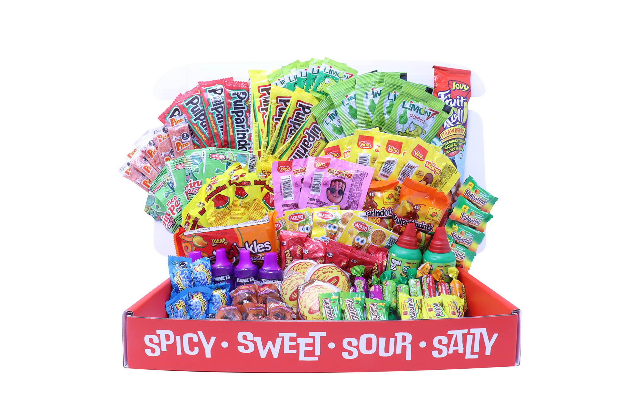 Mexican Candy Variety Mix CI30 (90 Count) Assortment of Spicy, Sour and ...