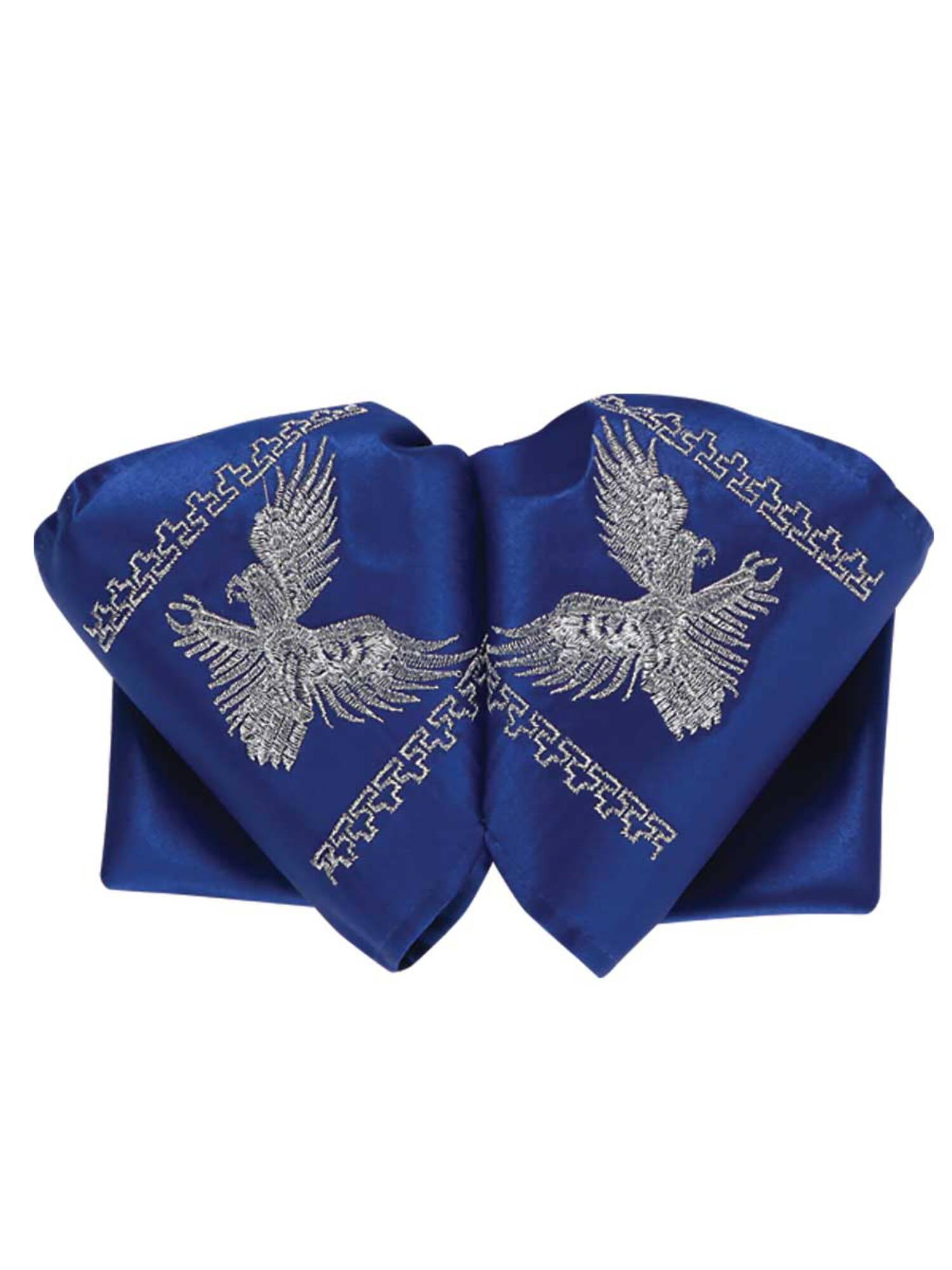 Mexican Charro Bow Tie 100% Polyester Royal Blue/Silver 600121 ...