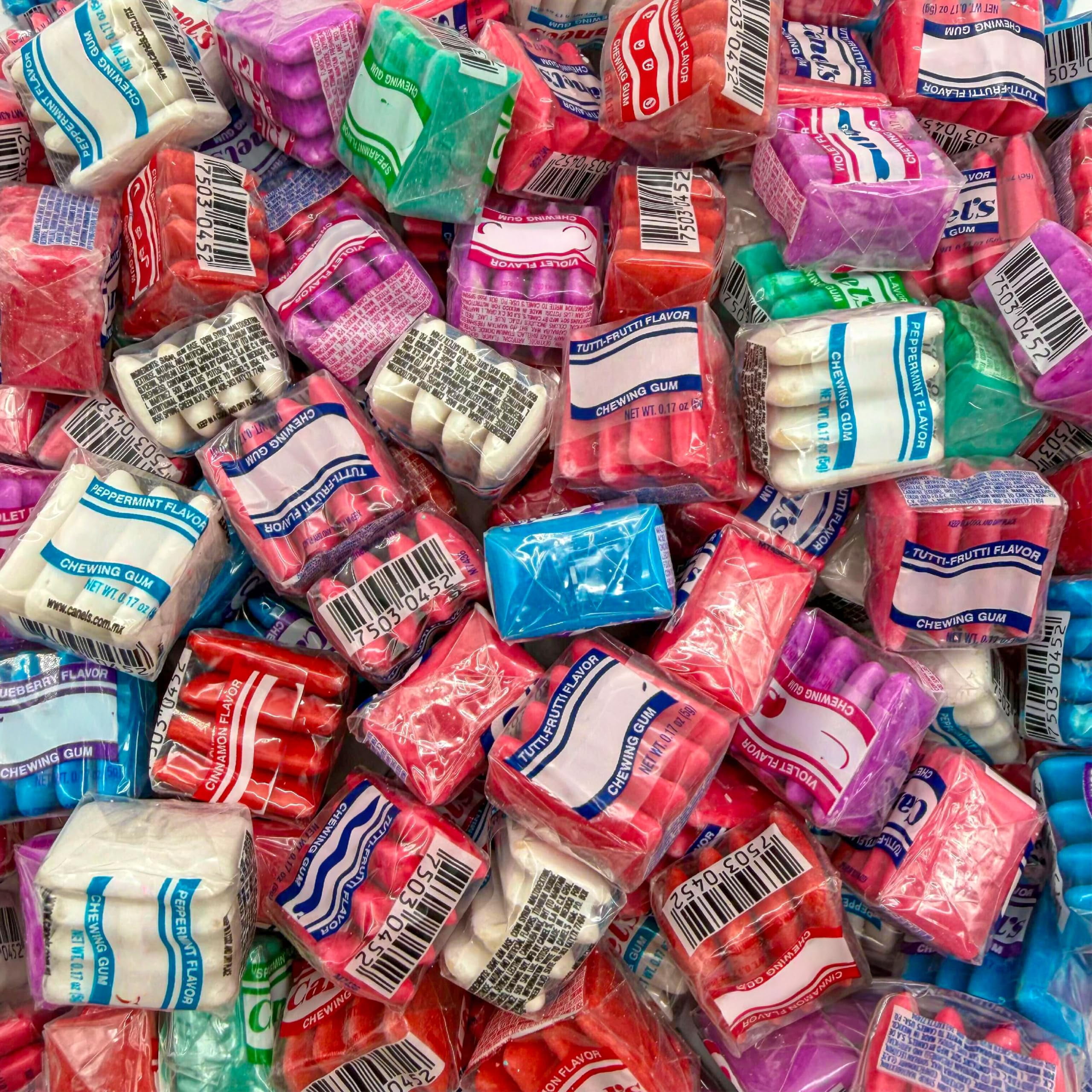 Mexican Chewing Gum | BCF26 1 Pound Bag - 90 Count | Assorted Flavors ...