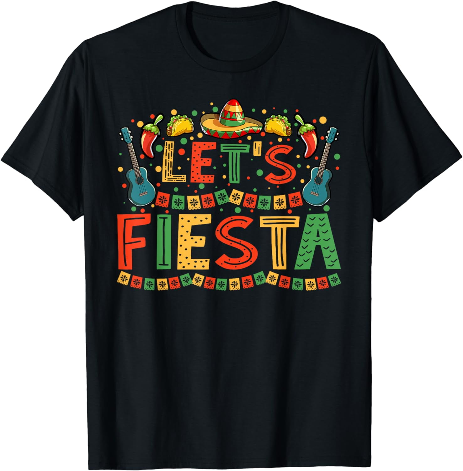 Mexican Cinco de Mayo Fiesta Shirt Women Men Sombrero T-Shirt - Walmart.com