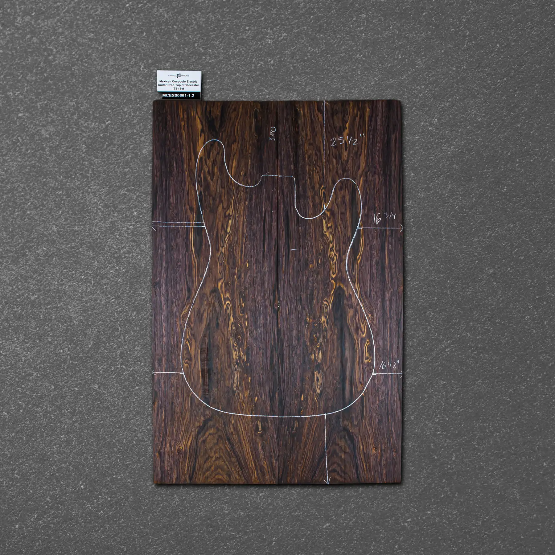 Mexican Cocobolo Electric Guitar Drop Top Stratocaster (ES) Set ...