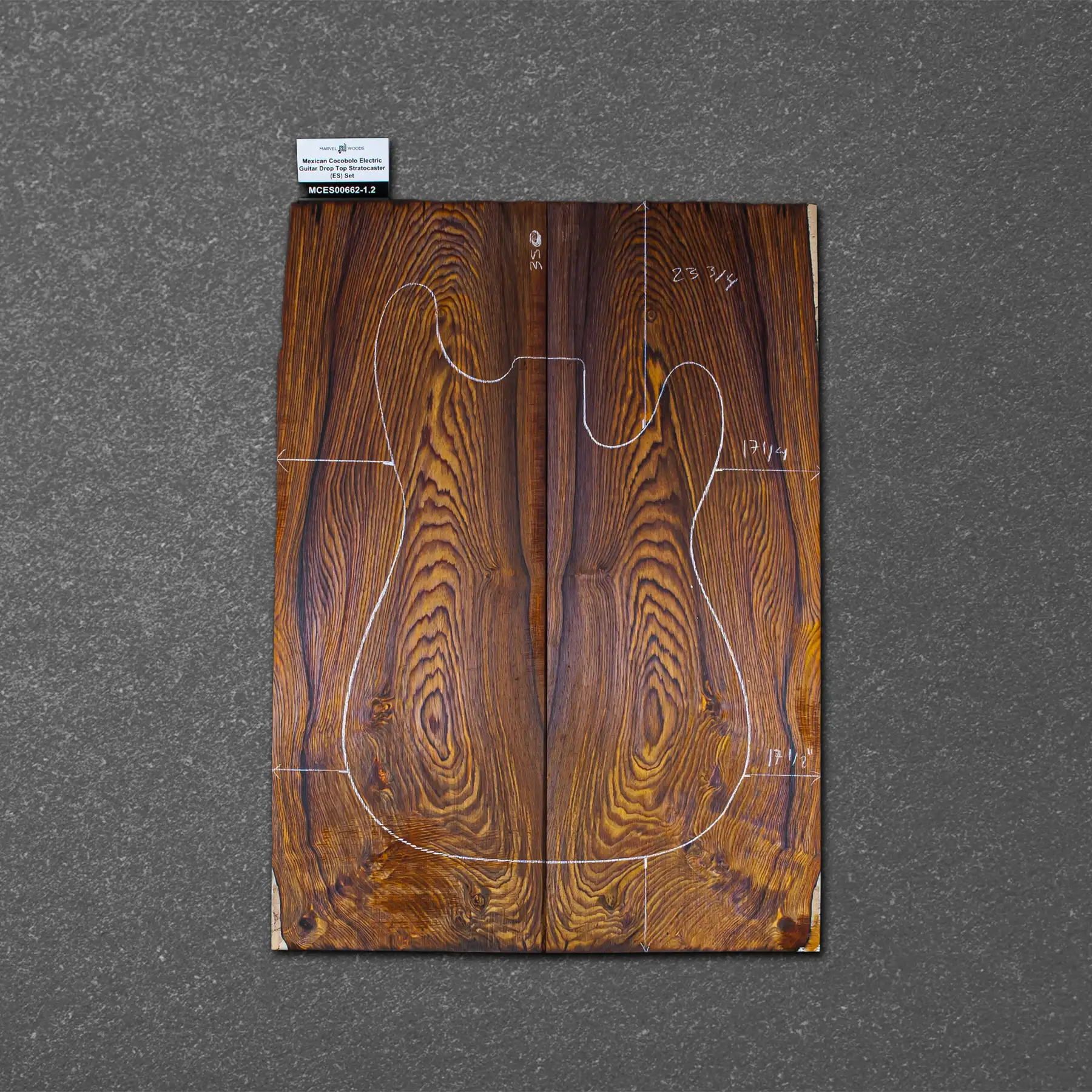 Mexican Cocobolo Electric Guitar Drop Top Stratocaster (ES) Set ...