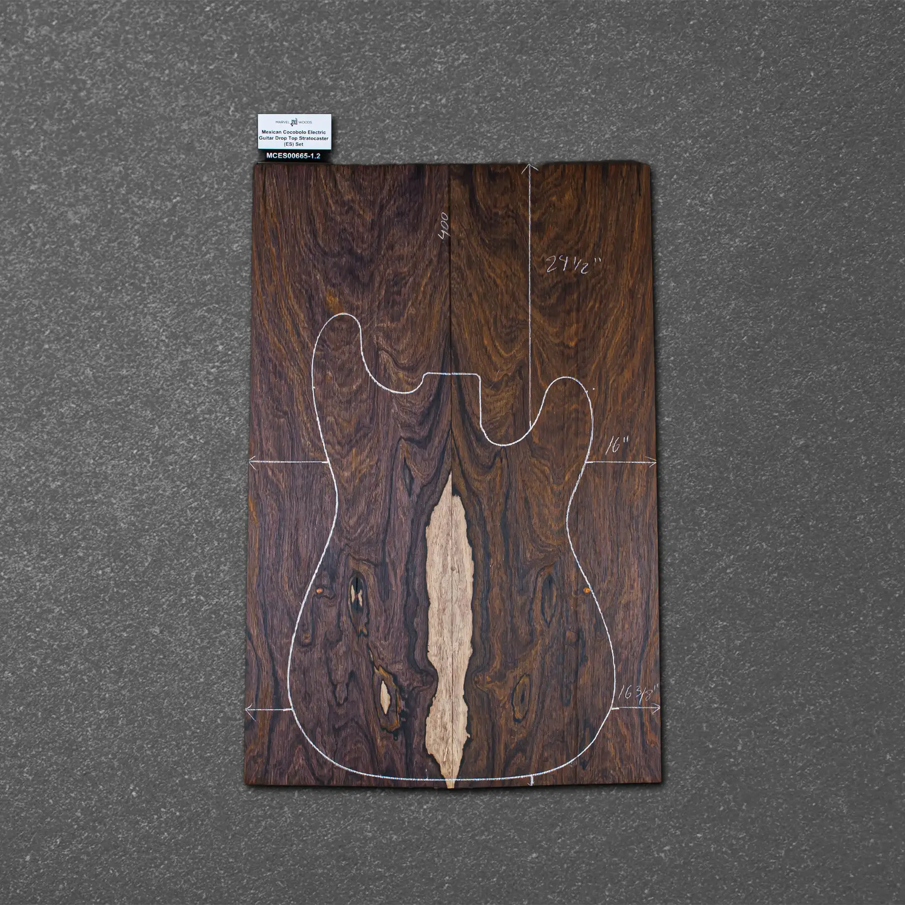 Mexican Cocobolo Electric Guitar Drop Top Stratocaster (ES) Set ...