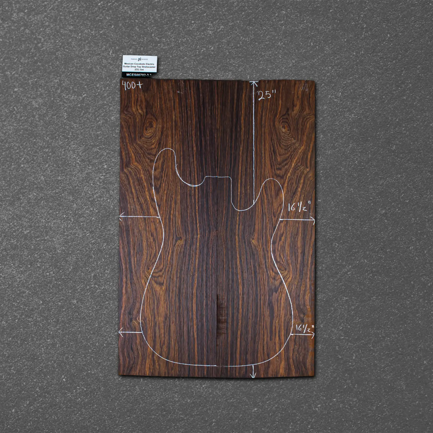 Mexican Cocobolo Electric Guitar Drop Top Stratocaster (ES) Set ...