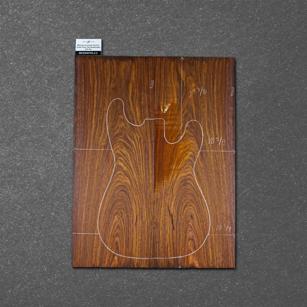Mexican Cocobolo Electric Guitar Drop Top Stratocaster (ES) Set ...