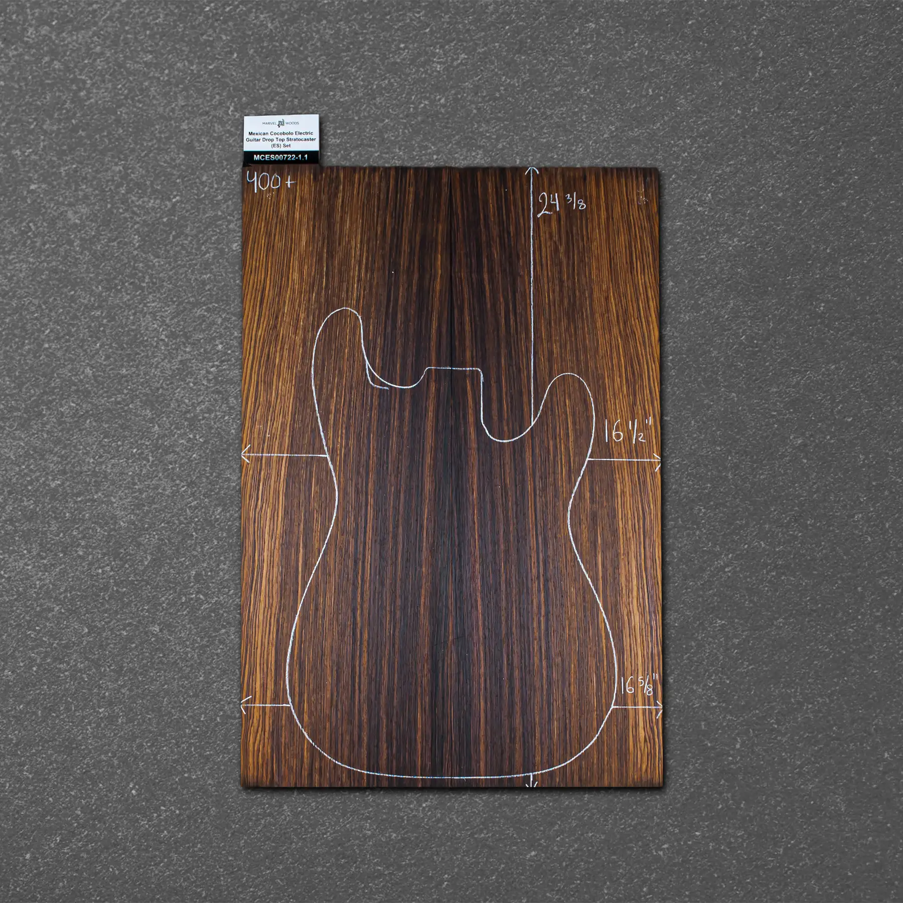 Mexican Cocobolo Electric Guitar Drop Top Stratocaster (ES) Set ...