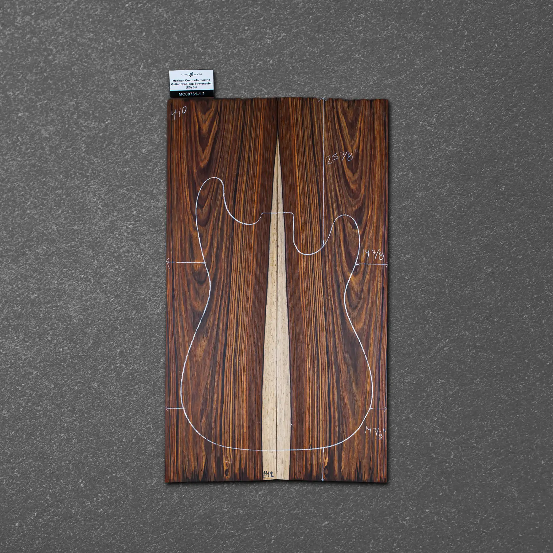 Mexican Cocobolo Electric Guitar Drop Top Stratocaster (ES) Set ...