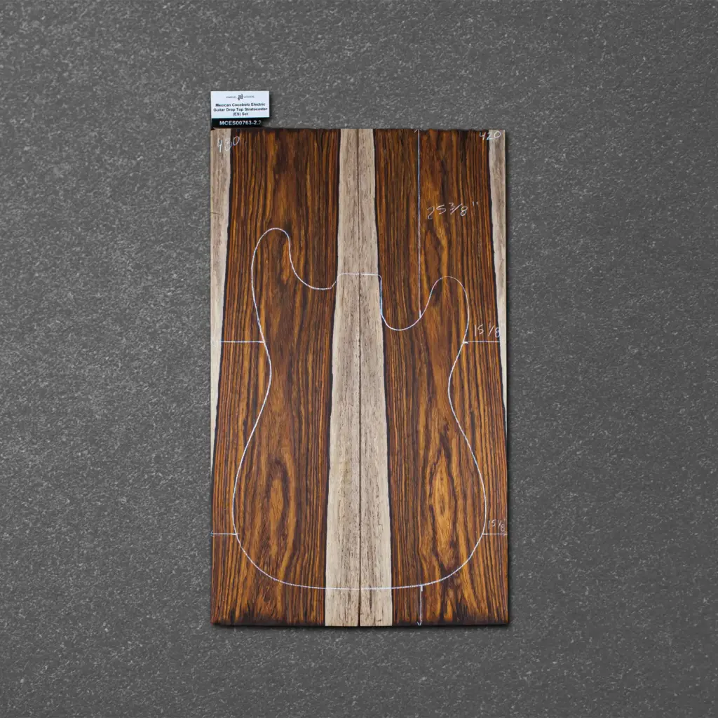 Mexican Cocobolo Electric Guitar Drop Top Stratocaster (ES) Set ...