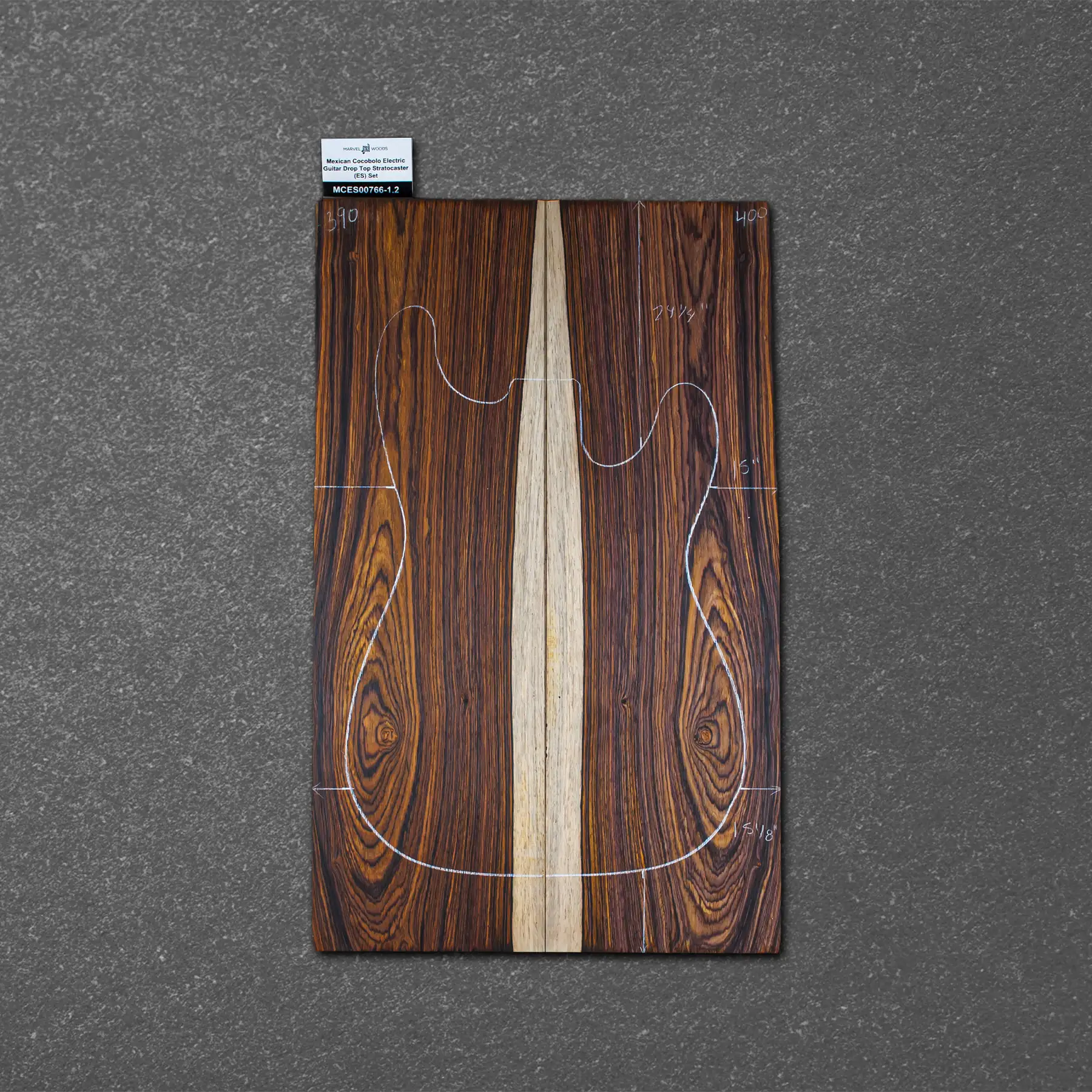 Mexican Cocobolo Electric Guitar Drop Top Stratocaster (ES) Set ...