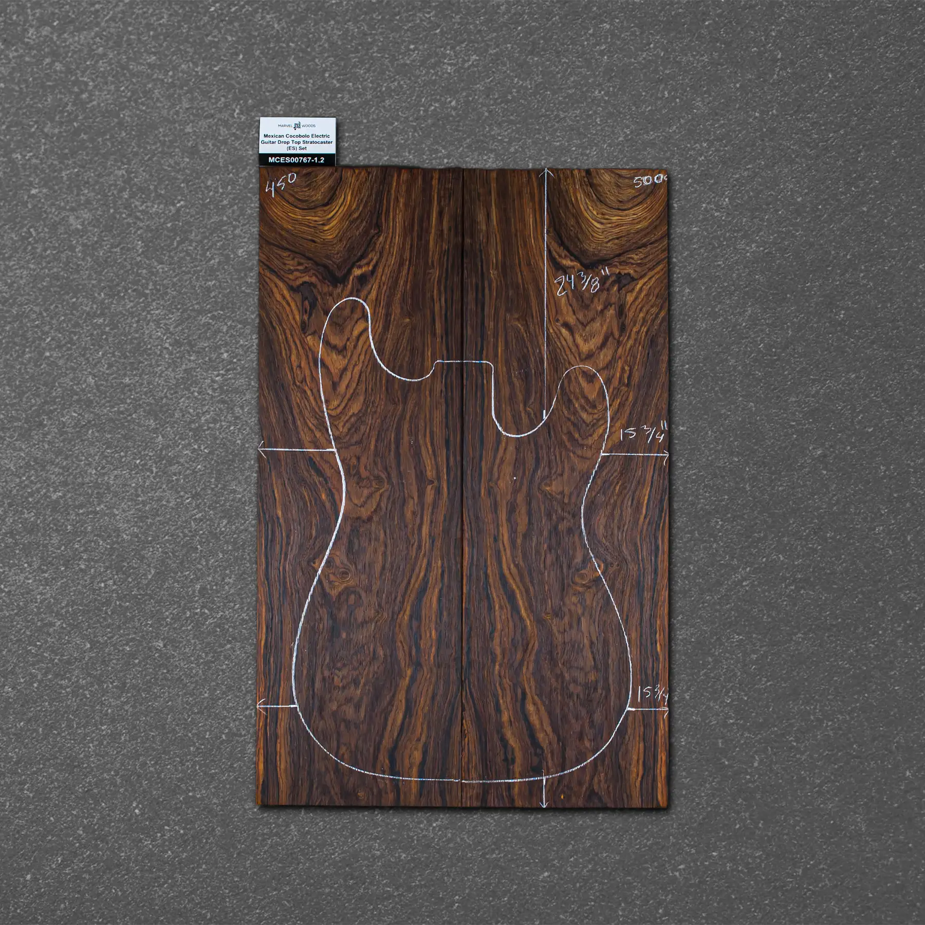 Mexican Cocobolo Electric Guitar Drop Top Stratocaster (ES) Set ...