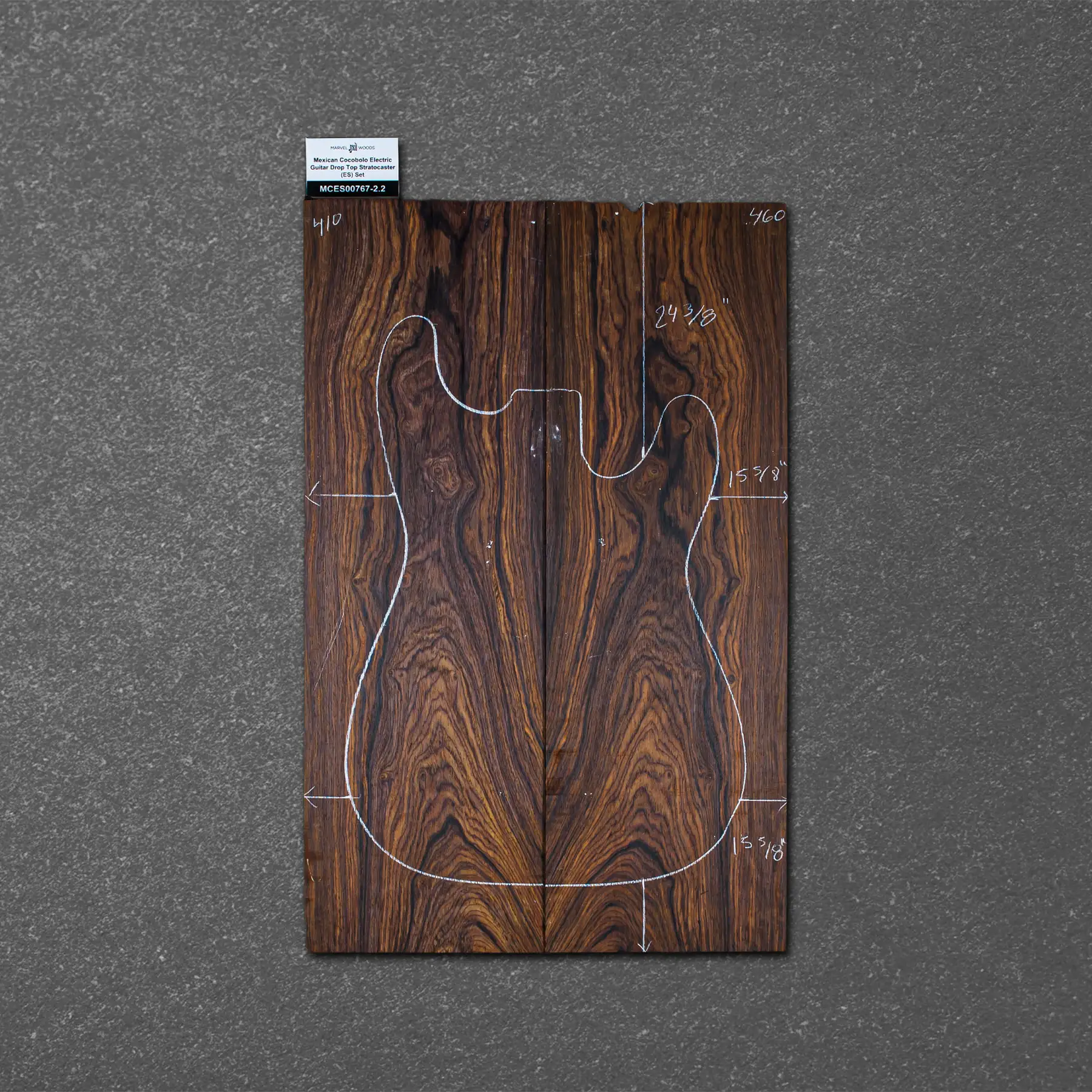 Mexican Cocobolo Electric Guitar Drop Top Stratocaster (ES) Set ...