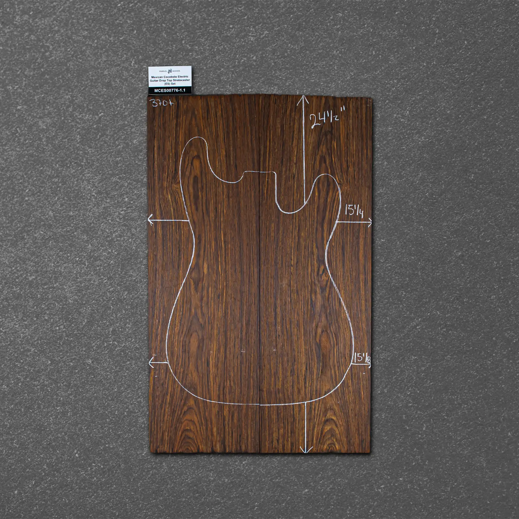 Mexican Cocobolo Electric Guitar Drop Top Stratocaster (ES) Set ...