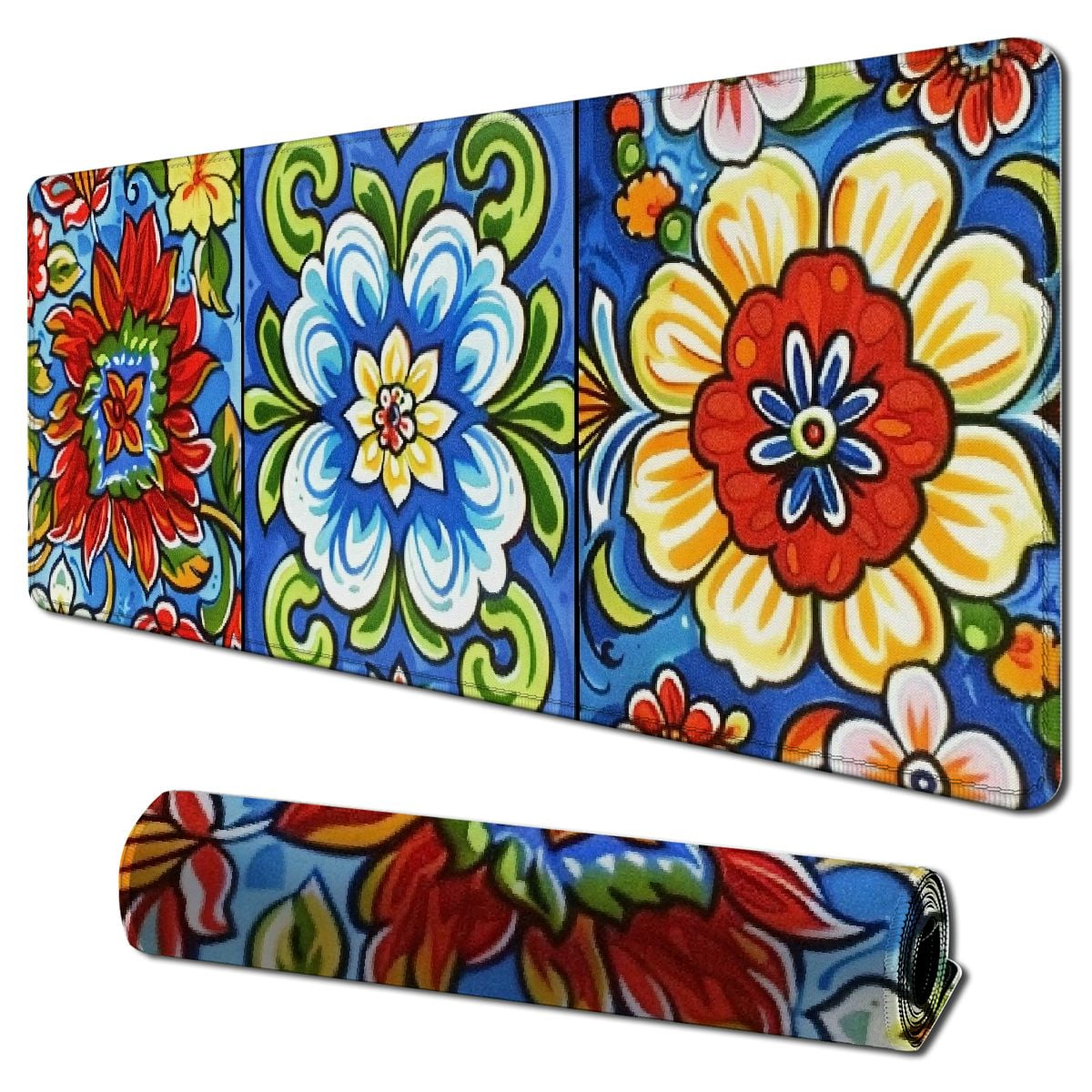 Mexican Colorful Large Mouse Pad Gaming Mouse Pad Extended Computer ...