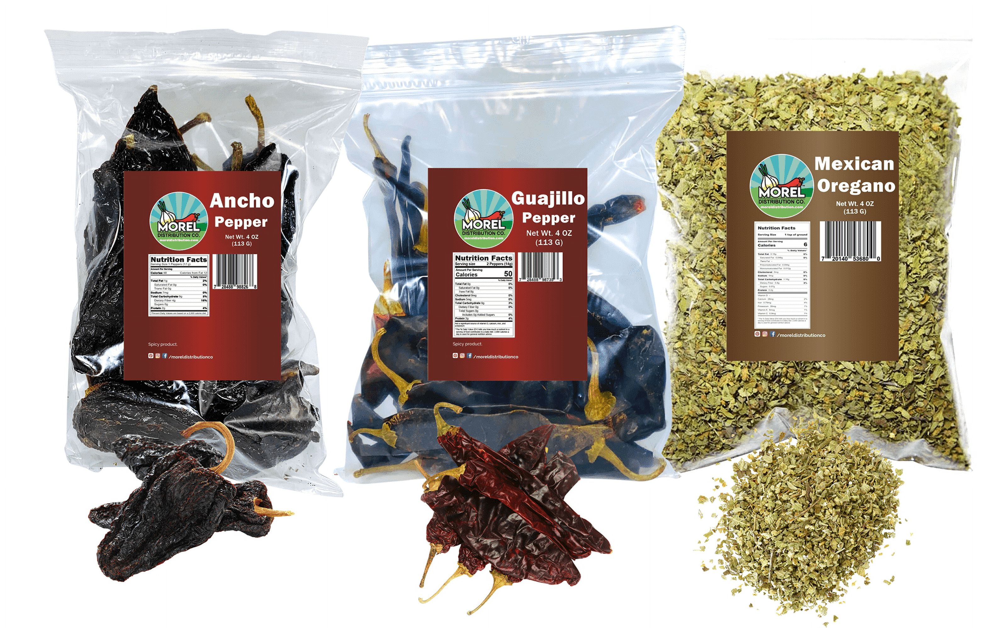 Mexican Cuisine Variety Pack (12 oz Total) Ancho Chiles, Guajillo ...
