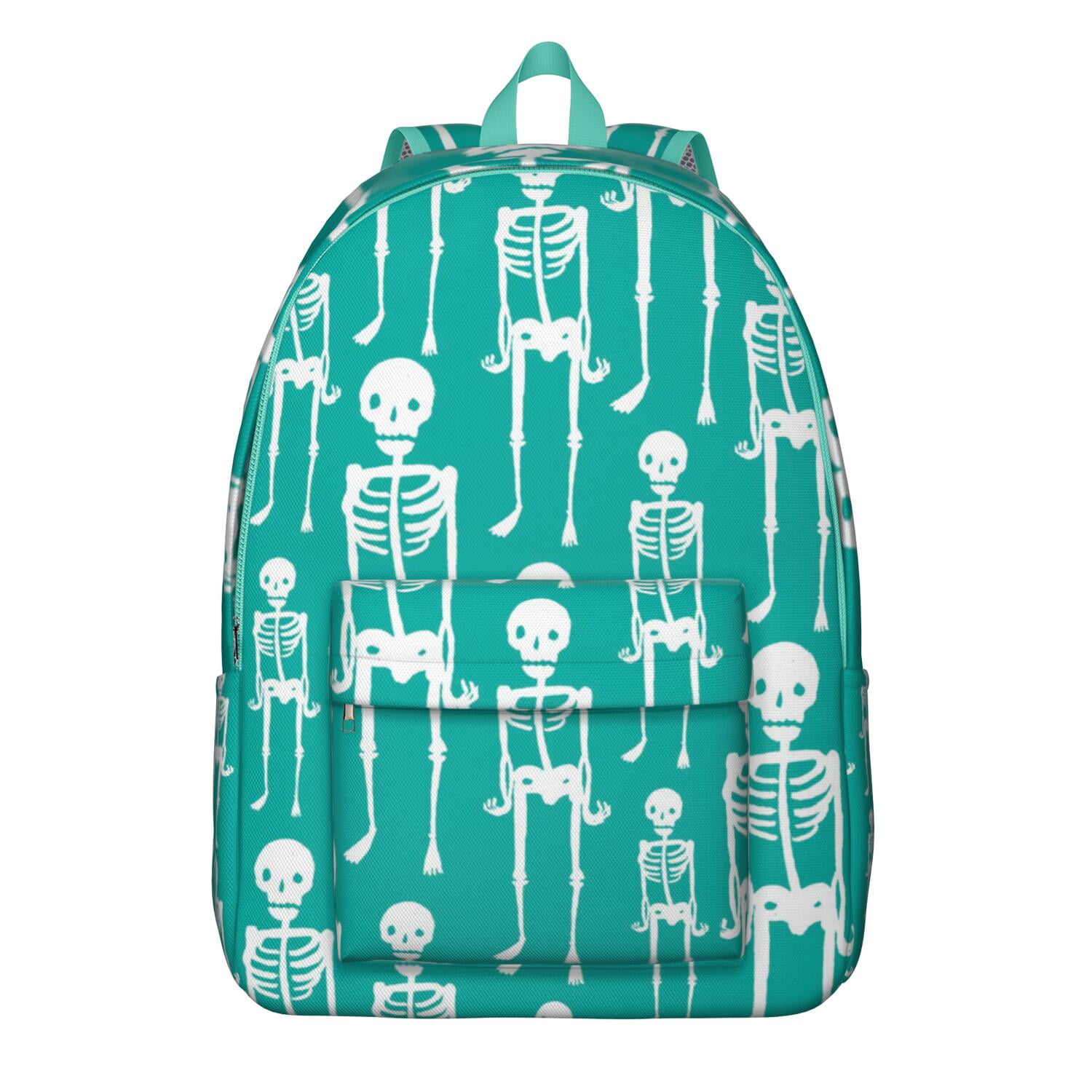 Mexican Dead Day Skull Backpack, Waterproof School Bag with Gothic ...