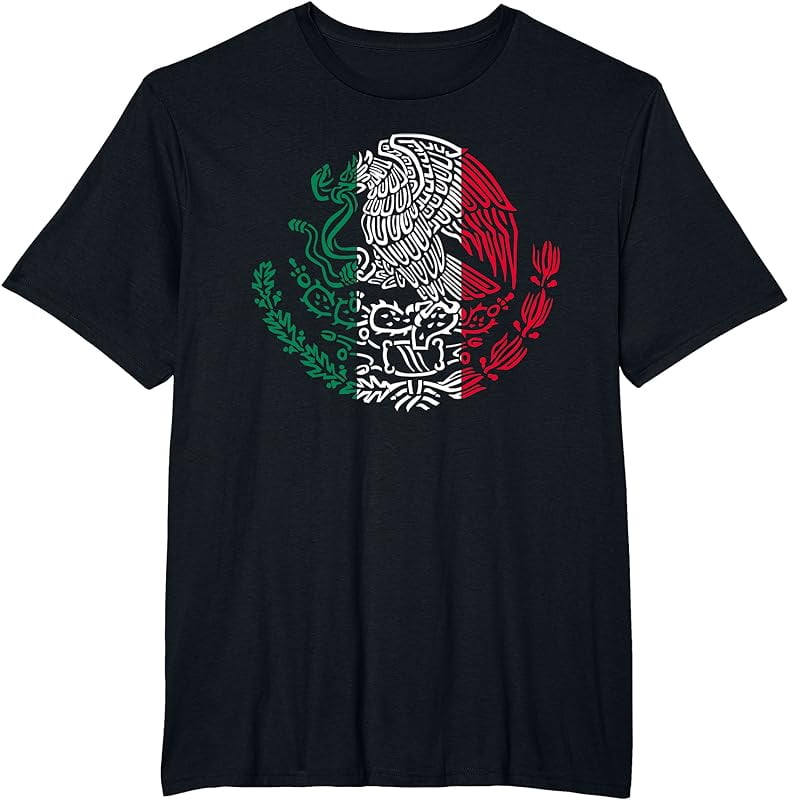 Mexican Eagle Mexico Flag T-Shirt - Walmart.com
