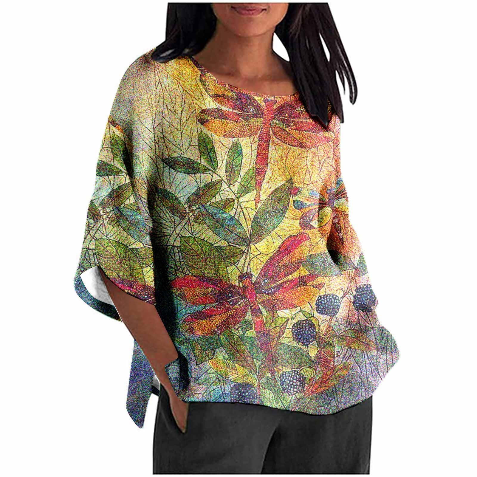 Mexican Embroidered Tops for Women Traditional Boho Tunics Bohemian ...