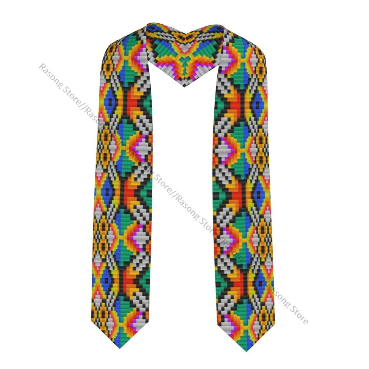 Mexican Ethnic Tribal Pattern Unisex Adult Graduation Stole Shawl for ...