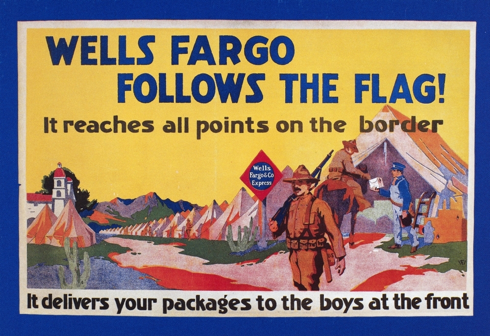 Mexican Expedition 1916. Nbanner For Wells Fargo & Co Express 1916 ...