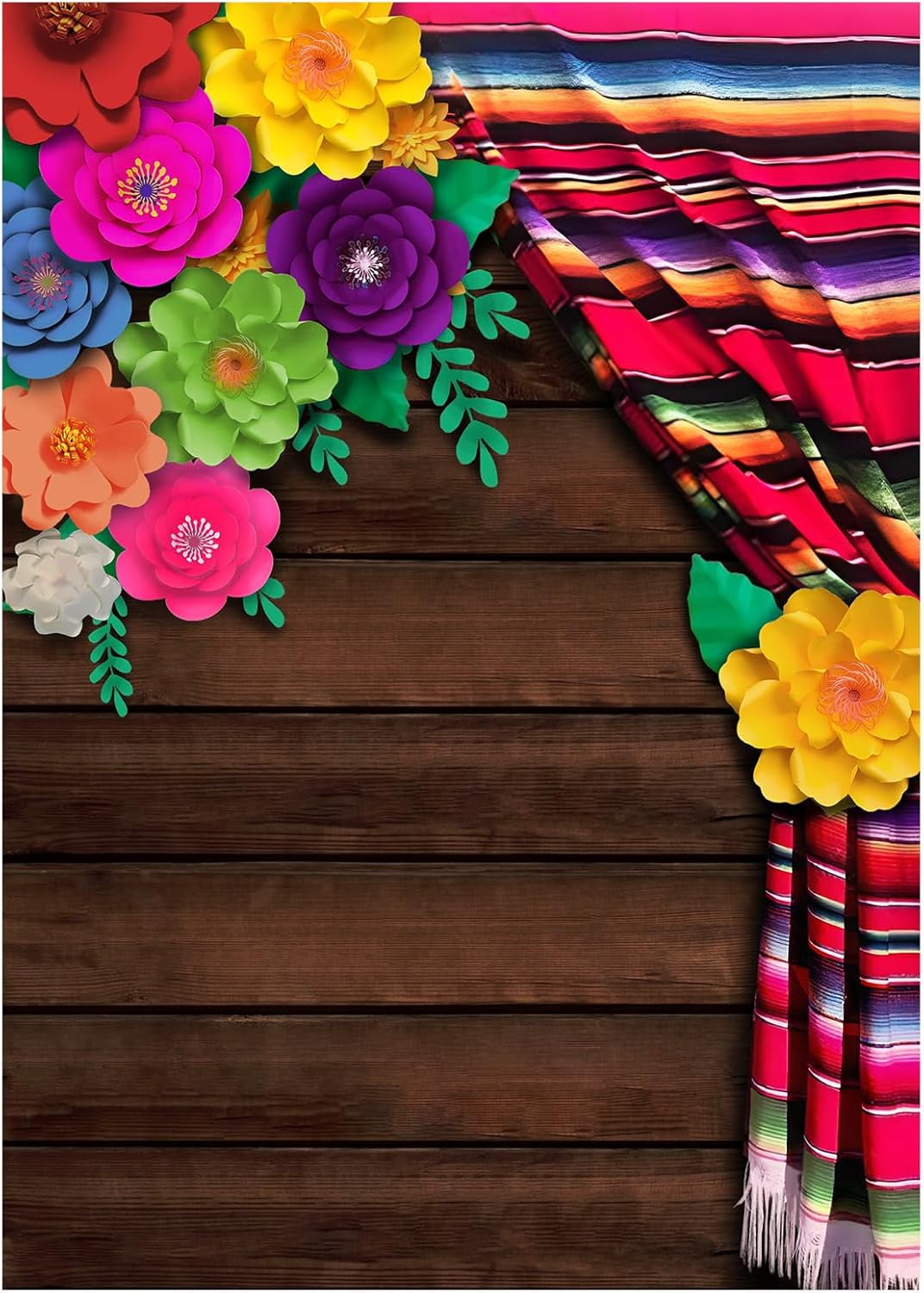 Mexican Fiesta Backdrop for Party Mexican Theme Photo Backdrop Party ...