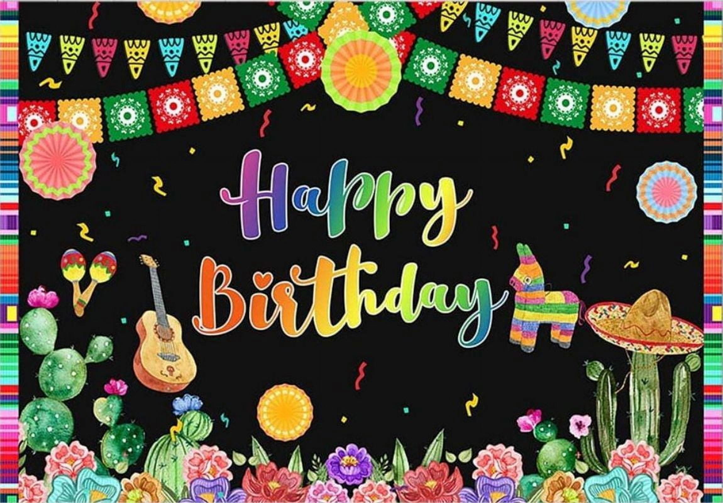 Mexican Fiesta Carnival South America Cactus Baby Shower Freedom ...