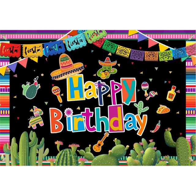 Mexican Fiesta Carnival South America Cactus Baby Shower Freedom ...