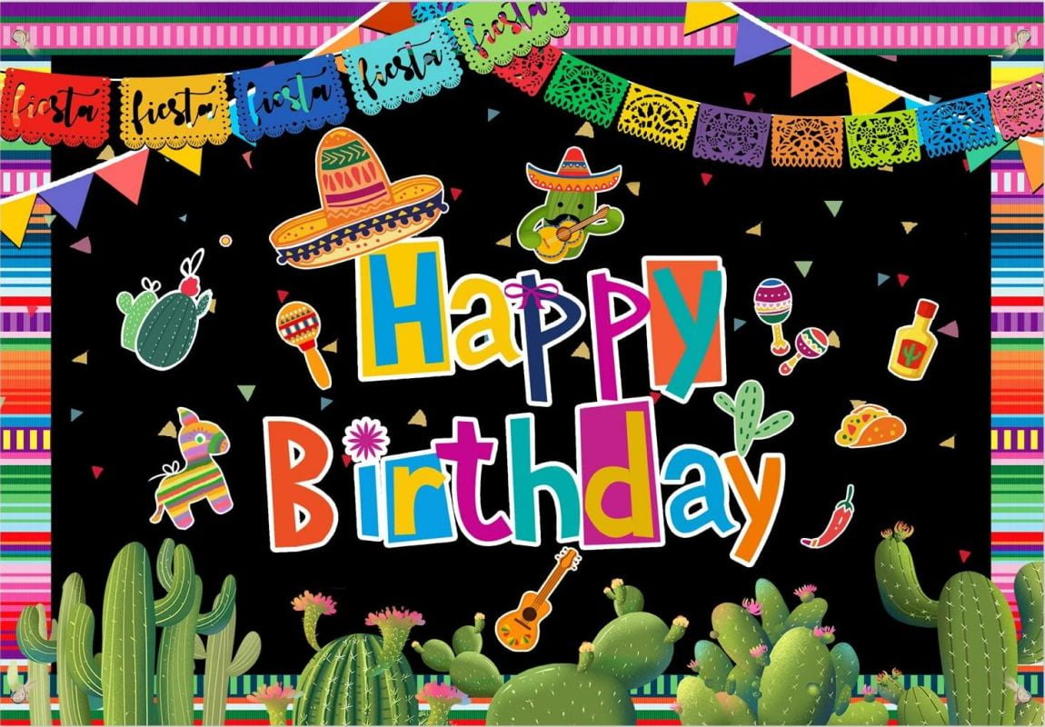 Mexican Fiesta Carnival South America Cactus Photo Background Scenic ...