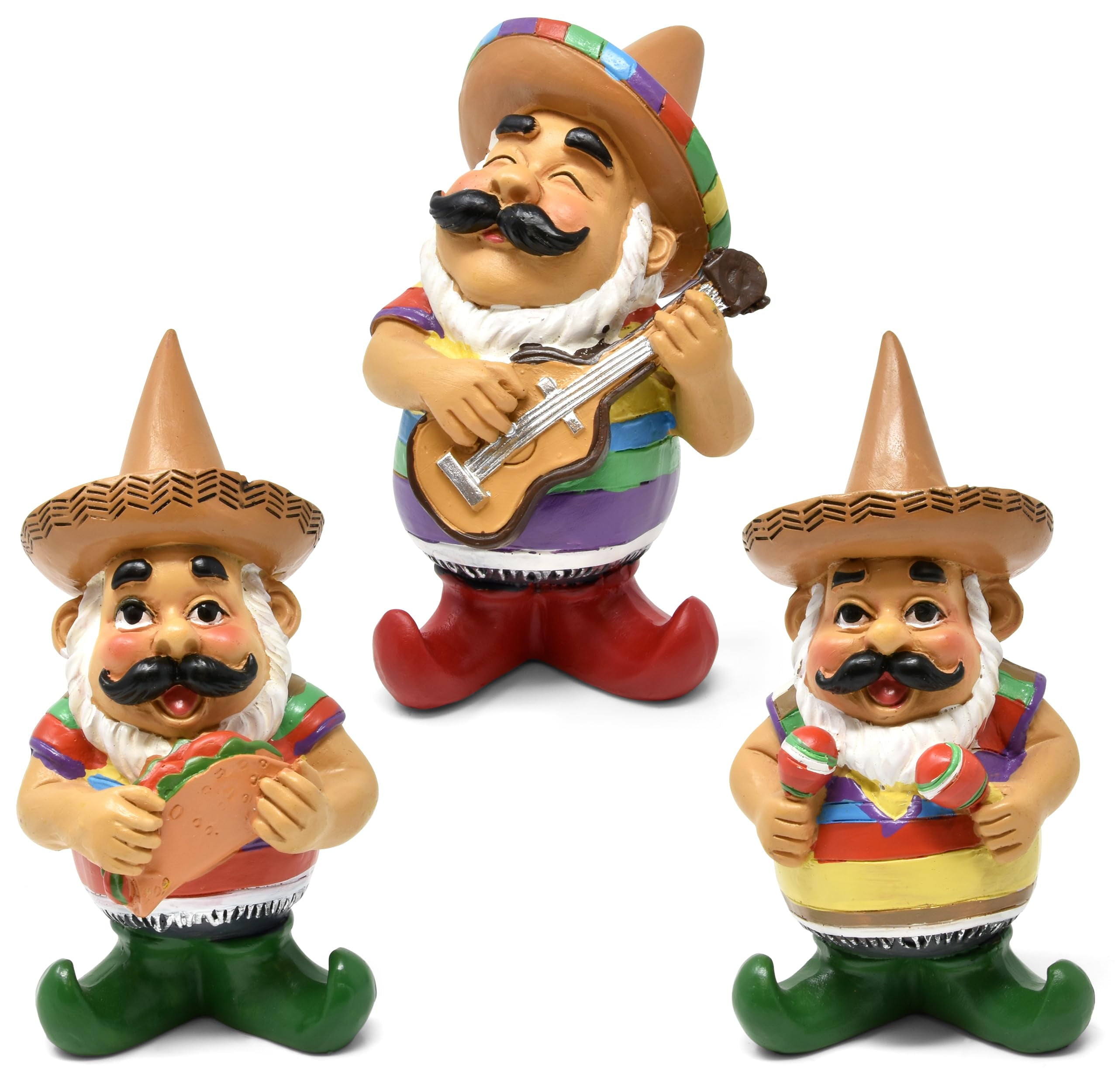 Mexican Fiesta Figurine Tabletop Decor Set ATT1of 3 Cinco de Mayo ...