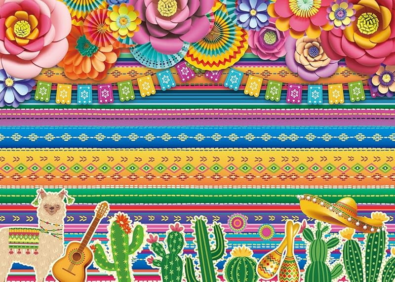 Mexican Fiesta Party Backdrop for Photography Fiesta Party Decorations ...