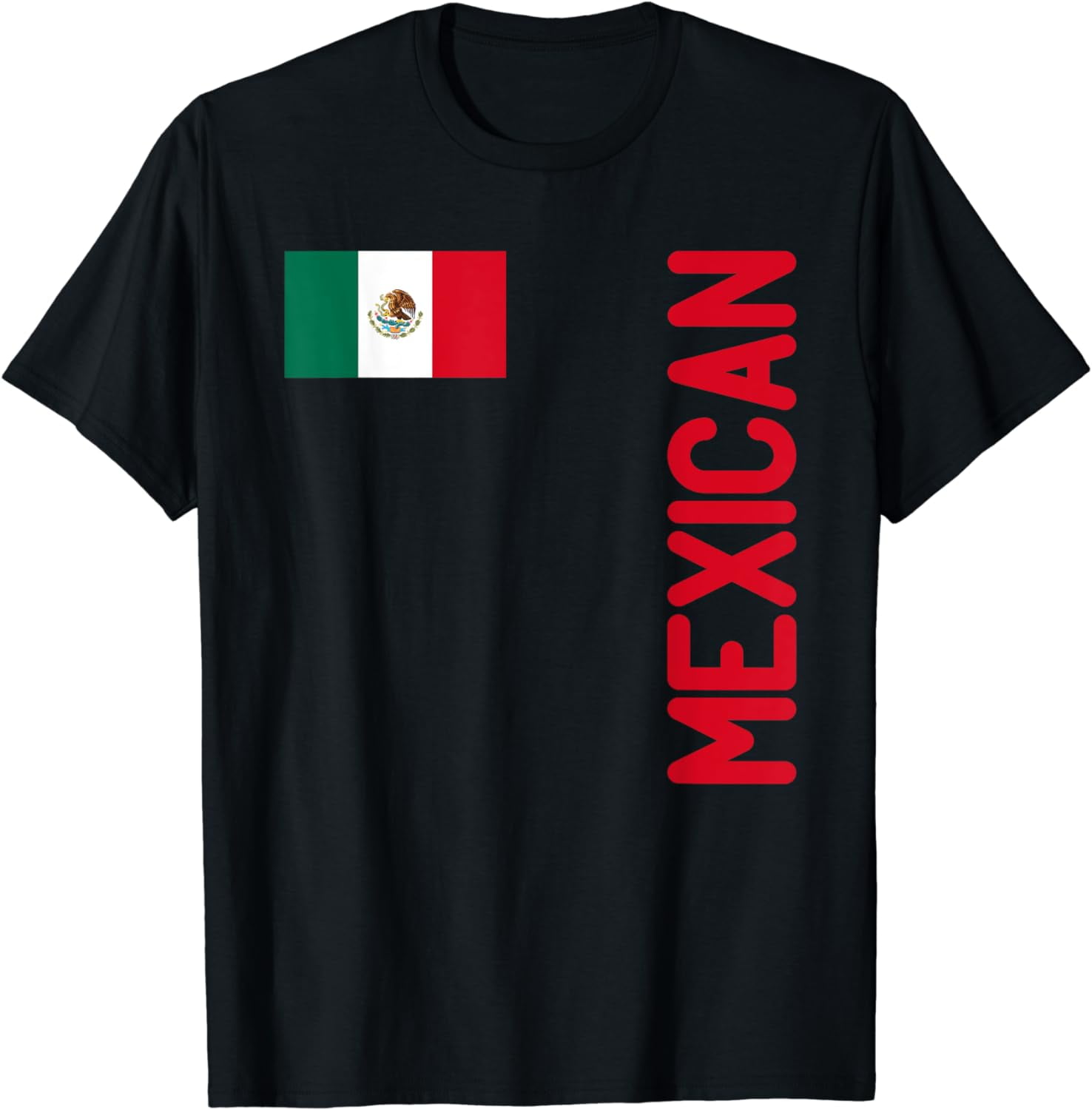 Mexican Flag And Mexico Roots T-Shirt - Walmart.com
