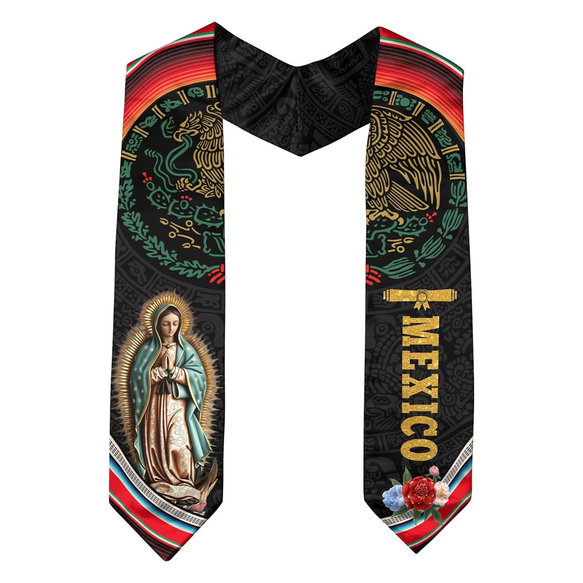 Mexican Flag Graduation Sash, Mexico Graduation Stole, class of 2025 ...