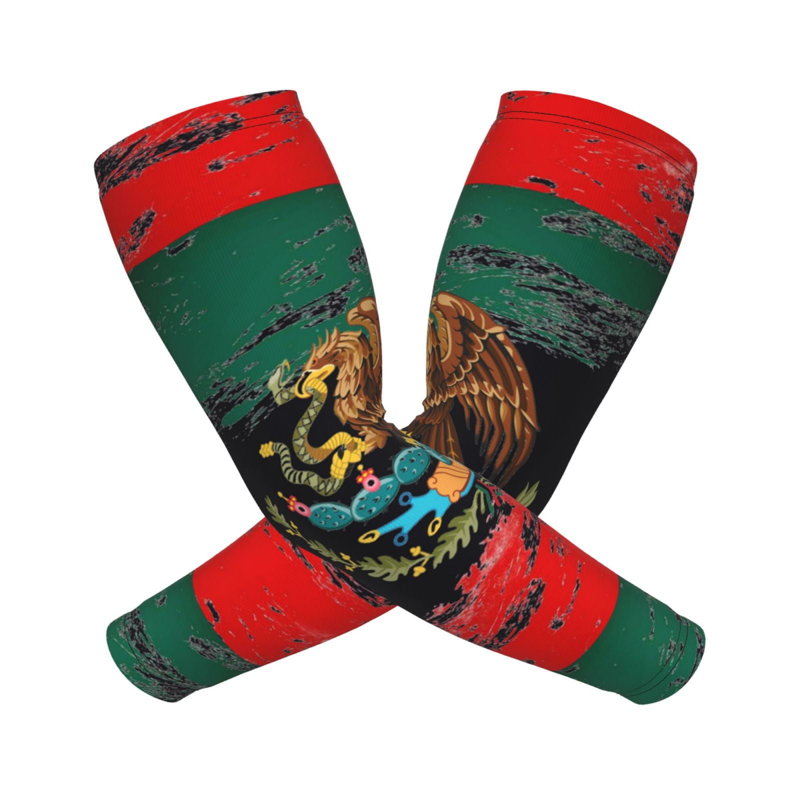 Mexican Flag Sports Compression Arm Sleeves Football Baseball ...