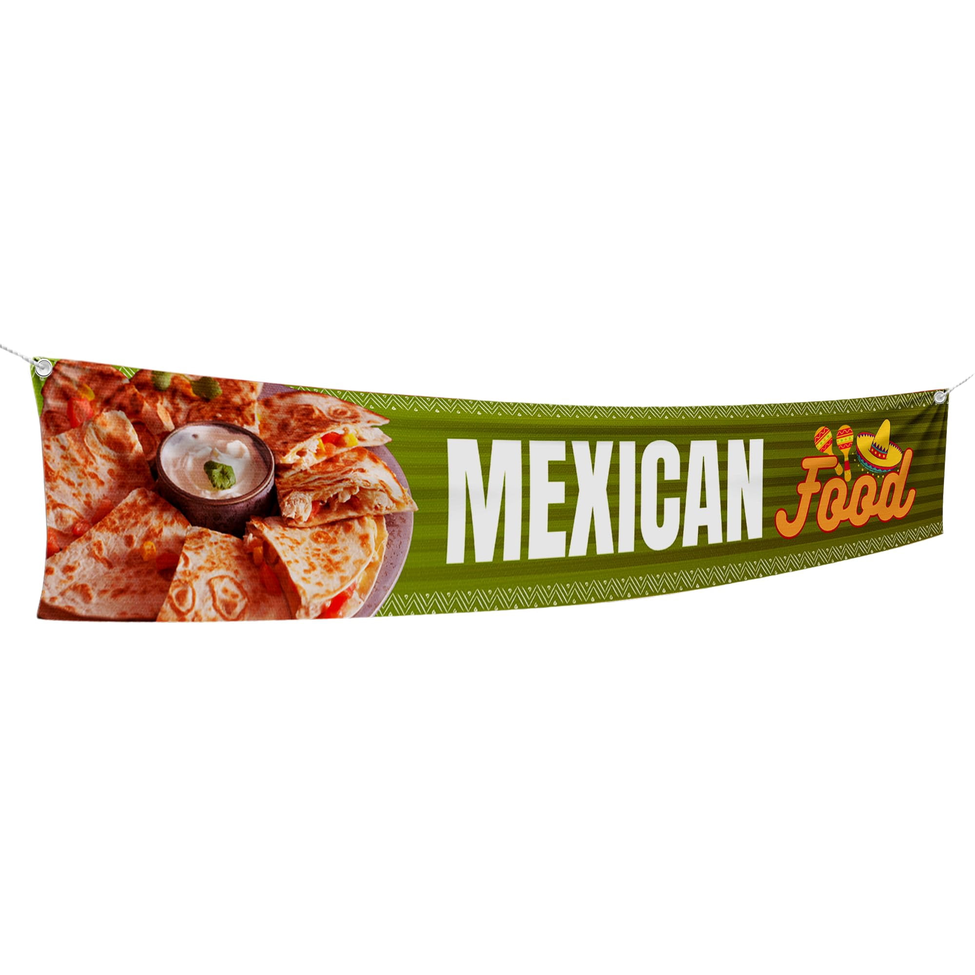 Mexican Food Large Banners and Signs for Outdoor by DreamController ...