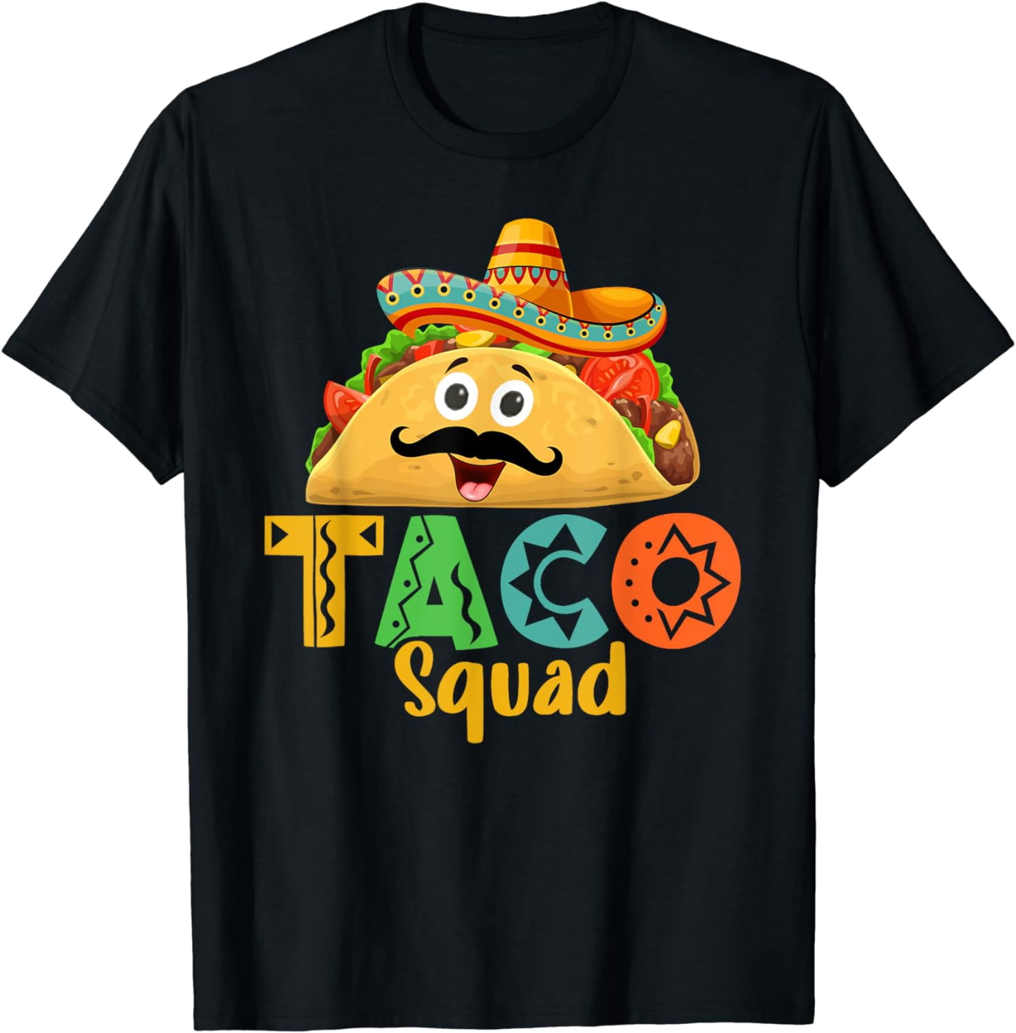 Mexican Food Lover Cinco de Mayo Taco Squad T-Shirt - Walmart.com