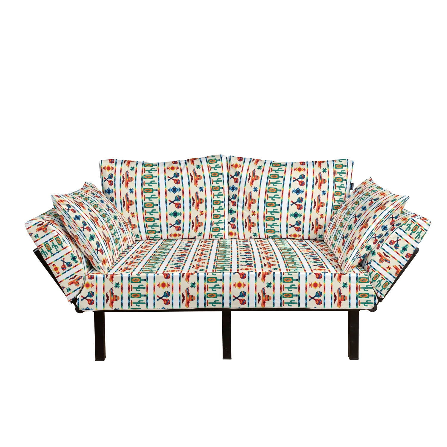 Mexican Futon Couch, Latin American Cultural Native Borders Indigenous ...