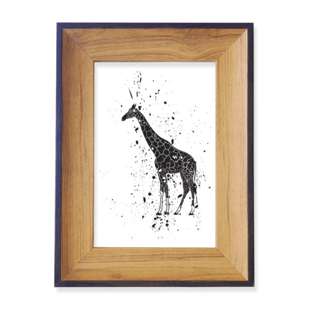 Mexican Giraffe Simple Black And White Photo Frame Exhibition Display ...