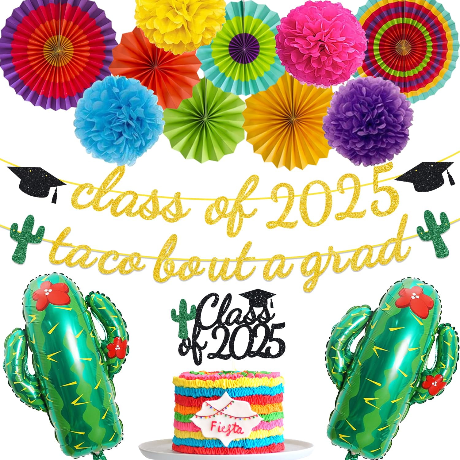 Mexican Graduation Party Decoration OIF8 Class of Taco Bout A Grad ...