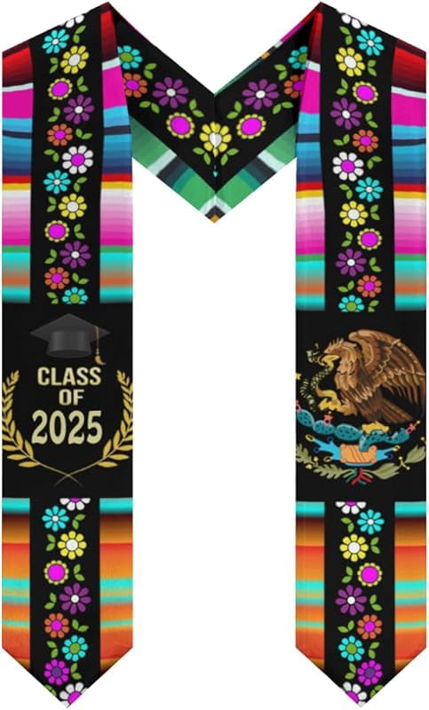Mexican Graduation Sash Class of 2025 | Mexican Graduation Stole ...
