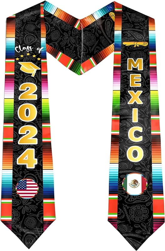 Mexican Graduation Stole,Mexican Sash for Graduation 2024,American ...