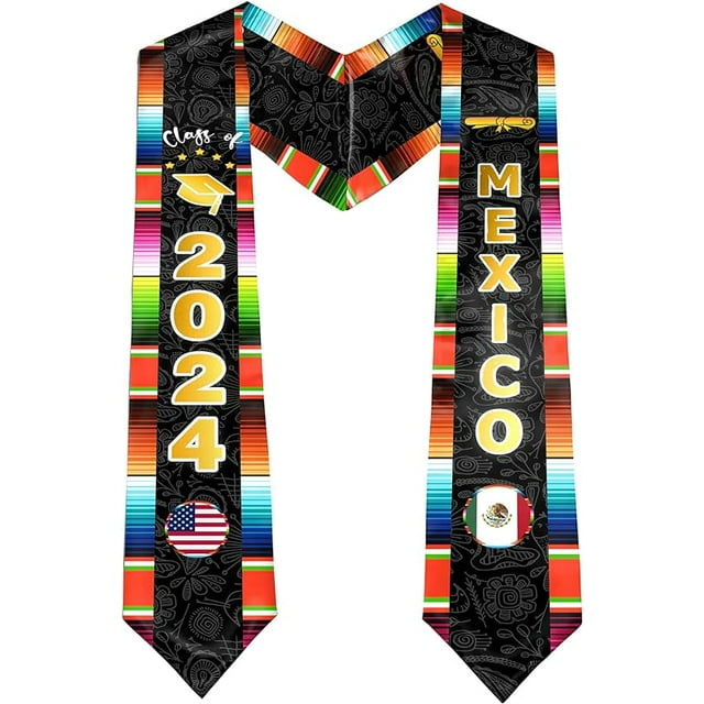 Mexican Graduation Stole,Mexican Sash for Graduation 2024,American ...