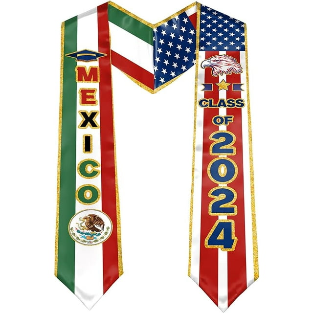 Mexican Graduation Stole,Mexican Sash for Graduation 2024,American ...