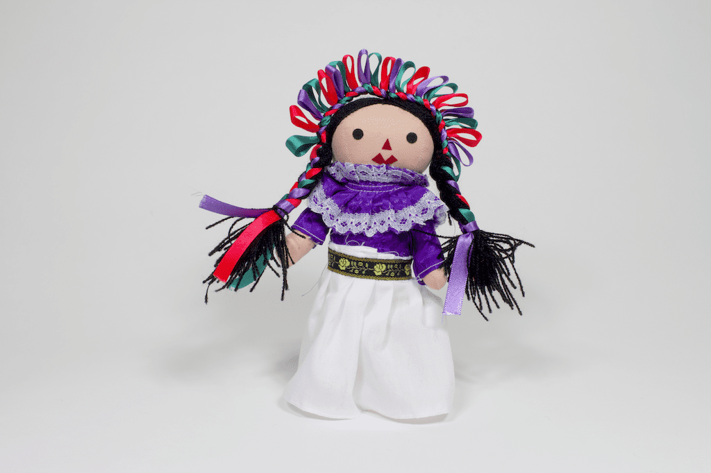 Mexican Handmade Maria Rag Doll with Traditional Dress 7" | Mona de ...
